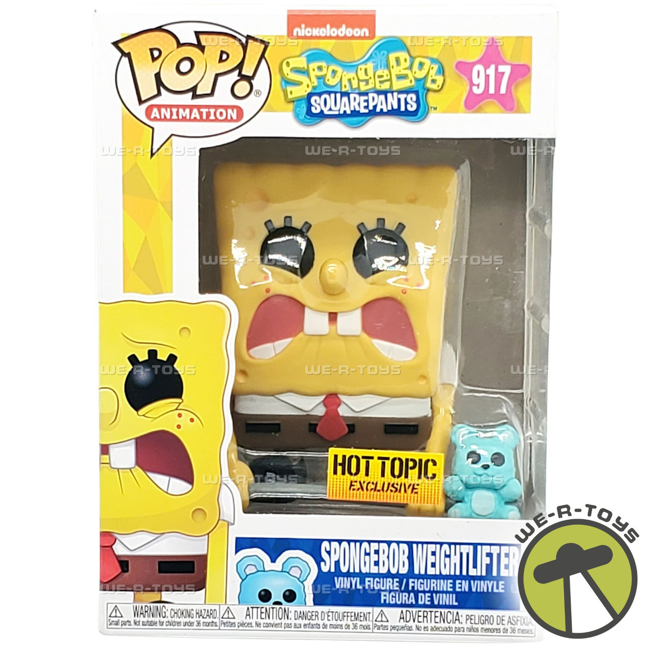 Funko POP Animation Spongebob Weightlifter Spongebob 917 Vinyl Figure ...