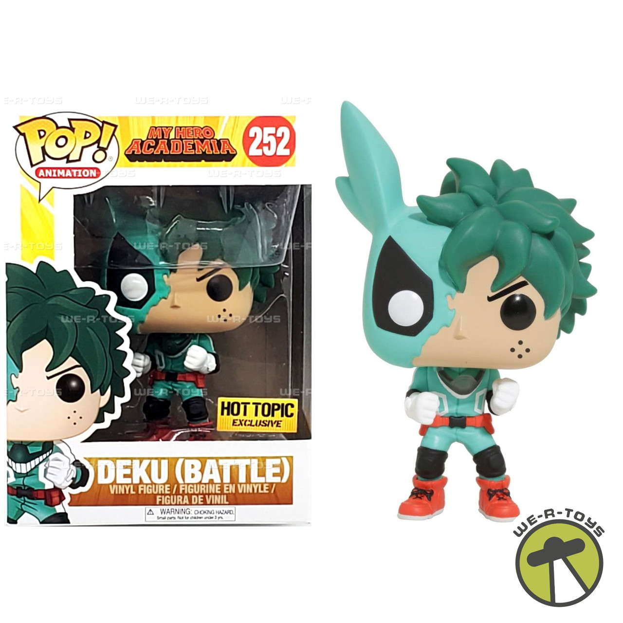 Funko Pop Animation 252 My Hero Academia Deku Battle Hot Topic ...