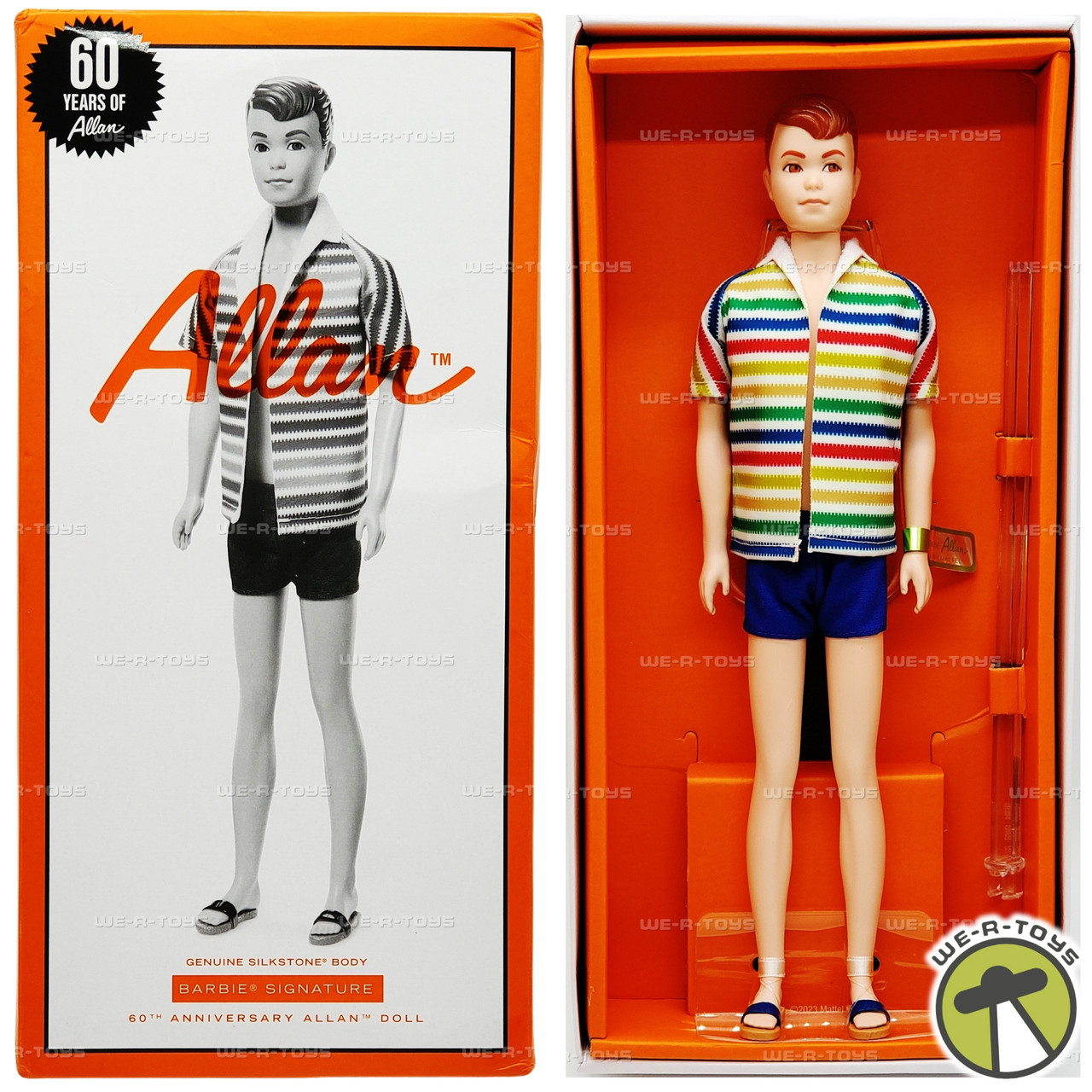 Barbie 60th Anniversary Allan Vintage Reproduction Doll 2023 Mattel ...