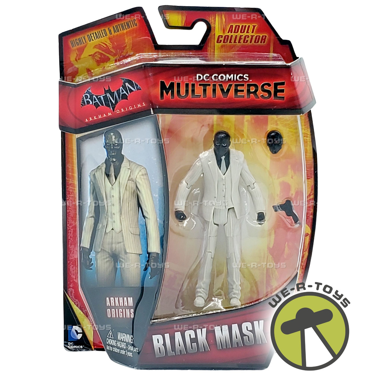 Batman Arkham Knight DC Comics Multiverse Black Mask Action Figure 2014 ...