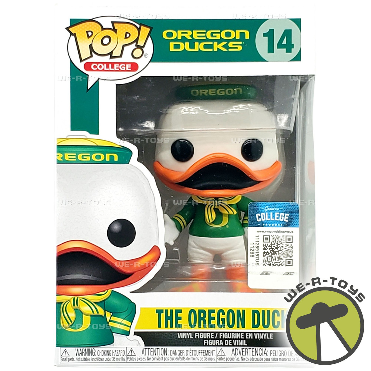 Funko POP College University of Oregon The Oregon Duck 14 Vinyl Figure ...