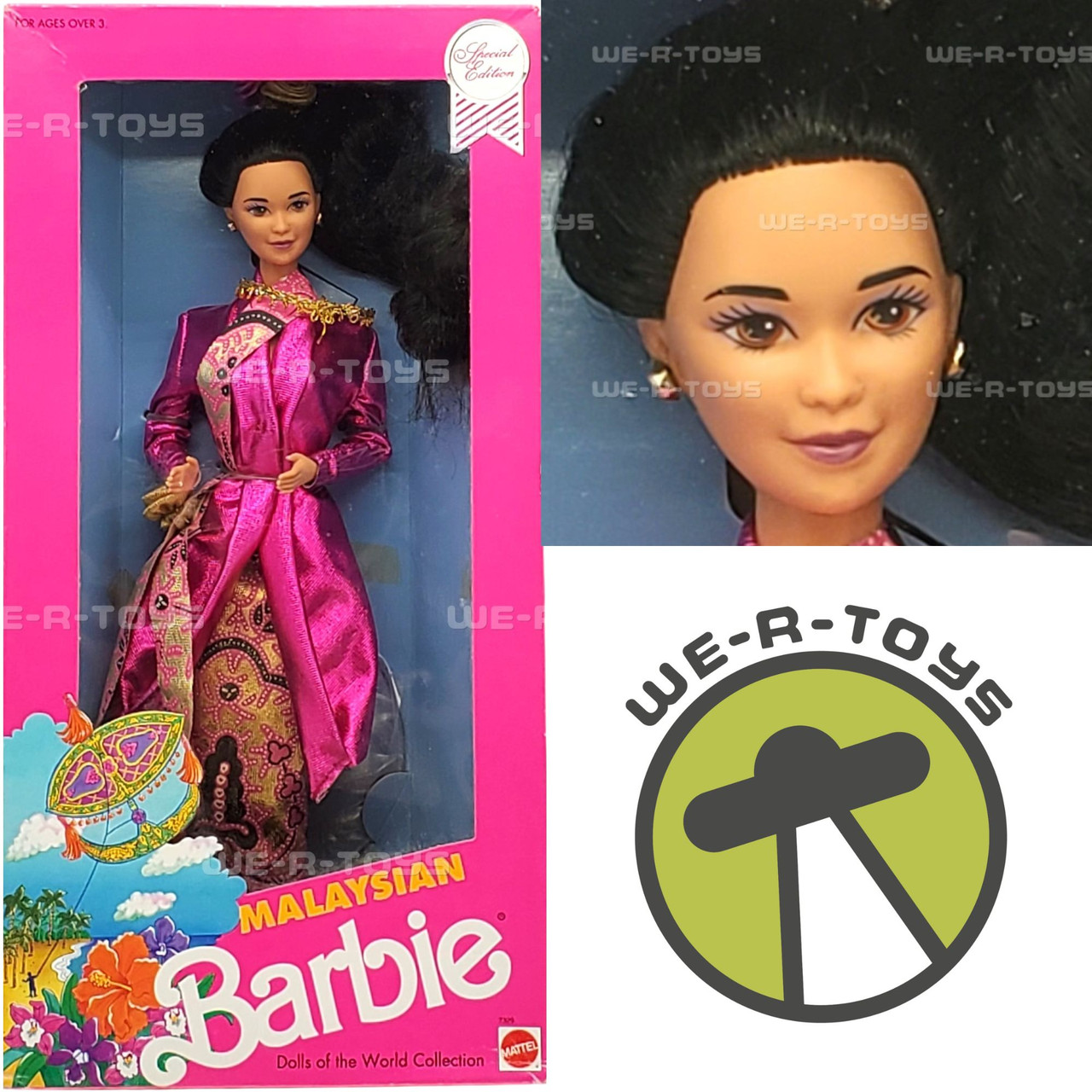 Models.world Collections Top Dolls Barbie Looks Curvy Pink Mini Dress