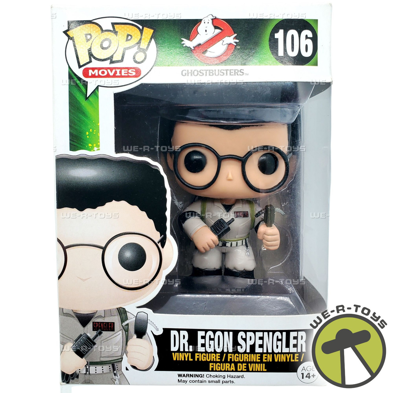 Funko POP Movies Ghostbusters Dr. Egon Spengler 106 Vinyl Figure - We-R ...
