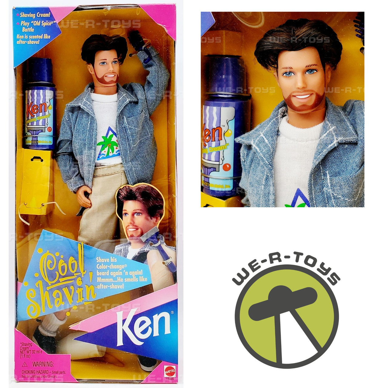 Barbie Cool Shavin' Ken Doll 1996 Mattel #15469 NRFB - We-R-Toys