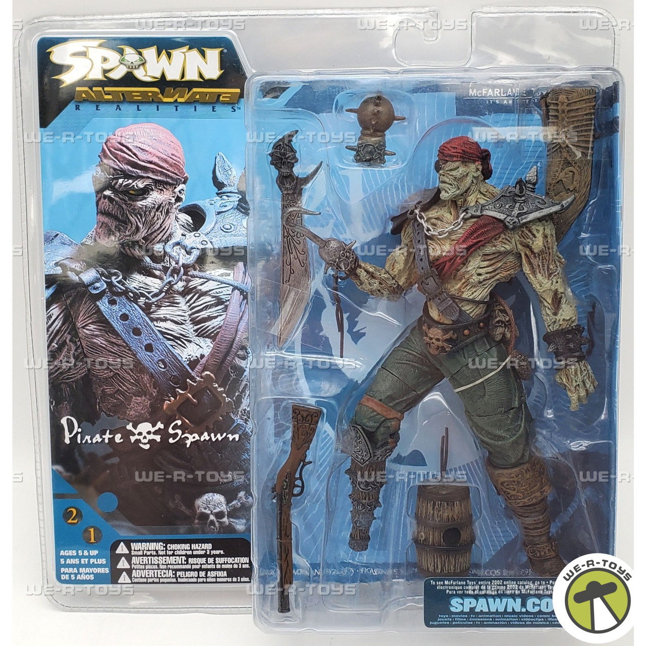 Spawn Alternate Realities Series 21 Pirate Spawn Action Figure McFarlane 2002 - We-R-Toys