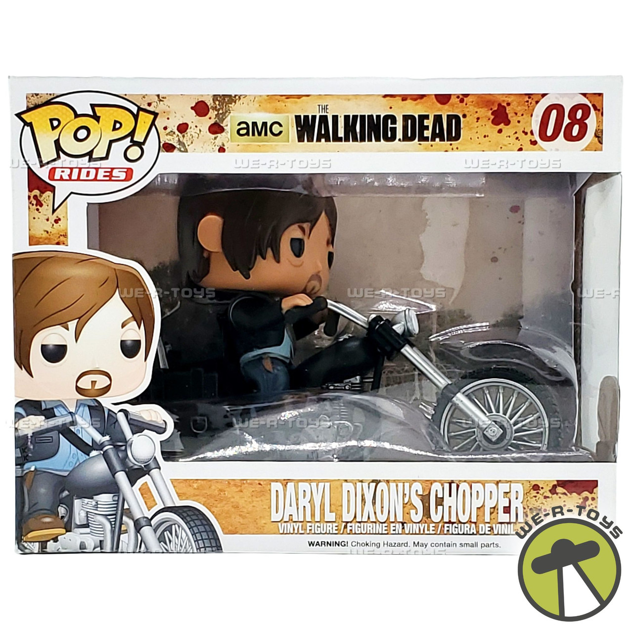 Funko POP Rides The Walking Dead Daryl Dixon's Chopper 08 Vinyl Figure ...
