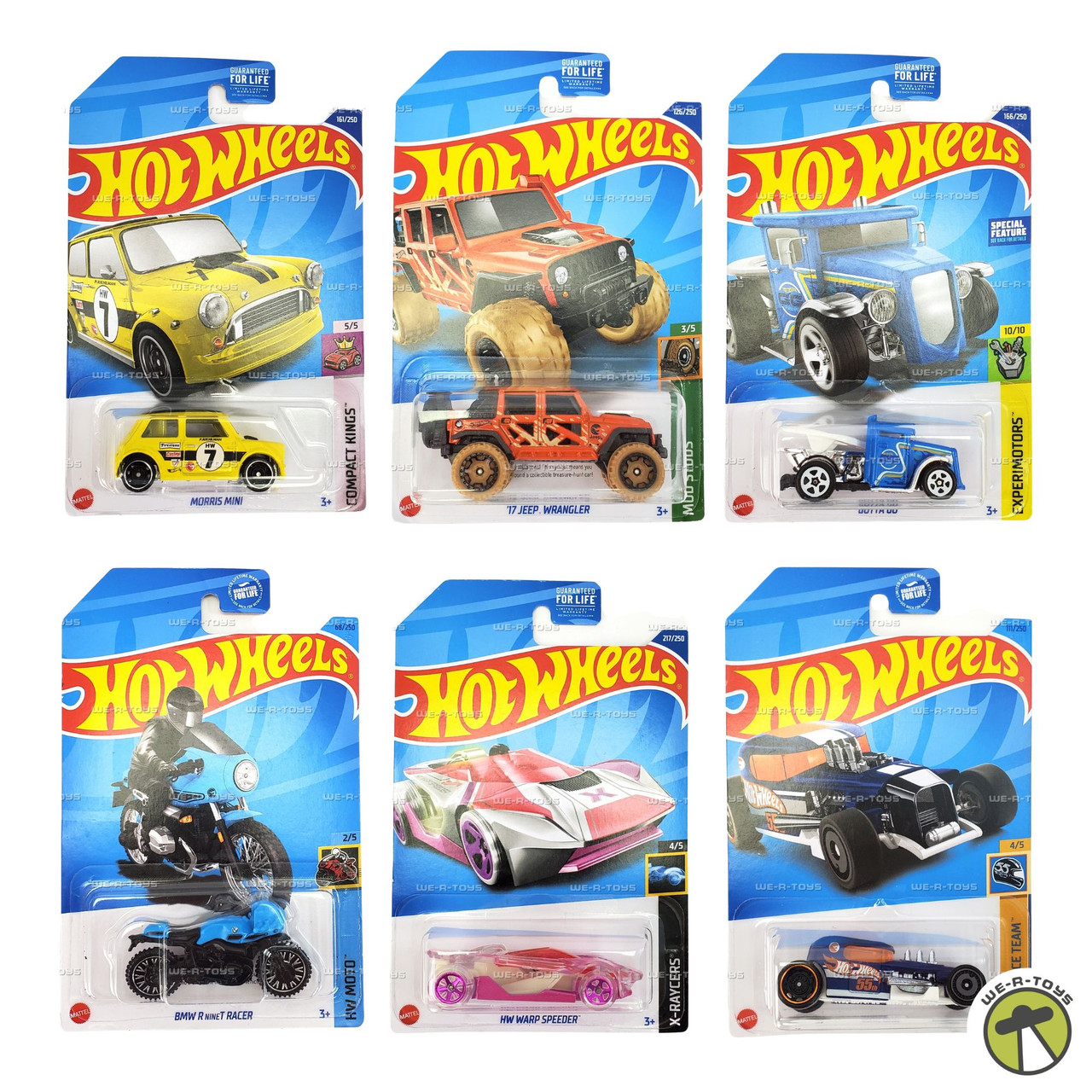 Lot of 6 Hot Wheels Treasure Hunt Models Mattel 2021 NRFP - We-R-Toys