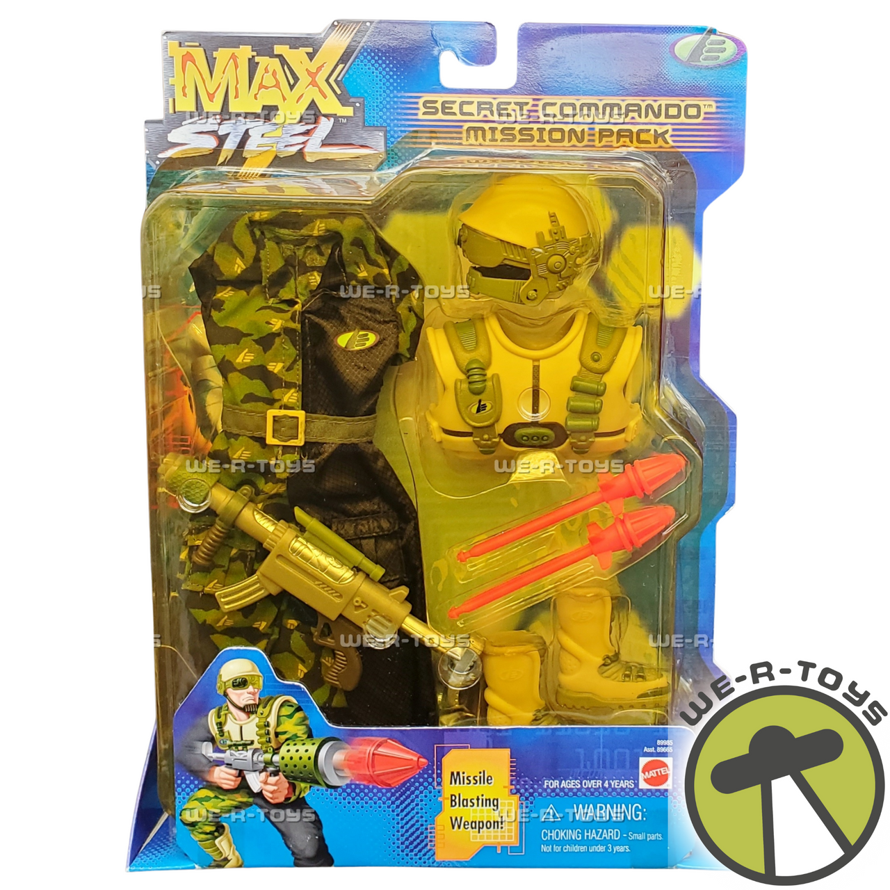 Max Steel Secret Commando Mission Pack Accessory Set 1999 Mattel 89985 ...