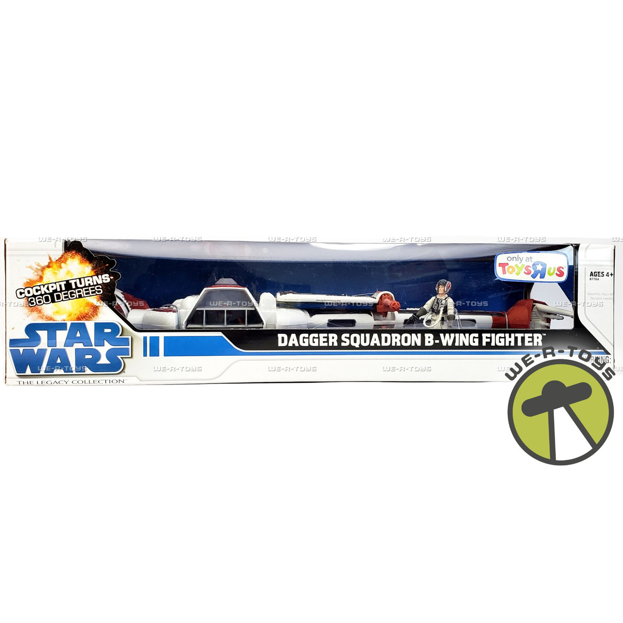Star Wars The Legacy Collection Dagger Squadron B-Wing Fighter Vehicle 2008 - We-R-Toys