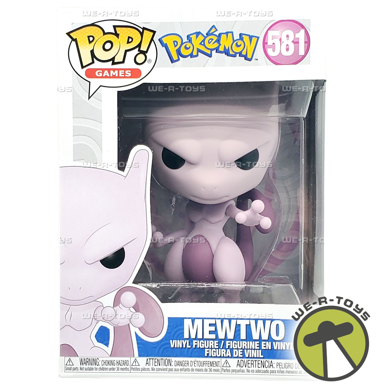 Funko Pop Games 581 Pokemon Mewtwo Vinyl Figure - We-R-Toys