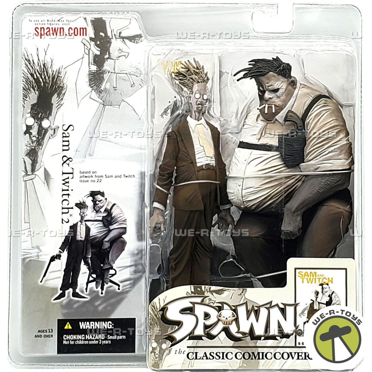 Spawn Classic Comic Covers Series Sam And Twitch 2 Action Figures ...