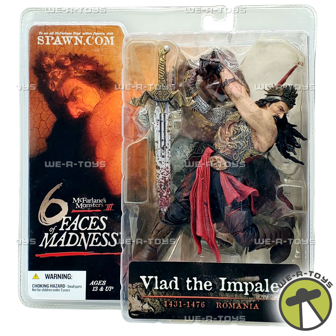McFarlane Monsters III 6 Faces of Madness Vlad The Impaler Figure 2004 ...