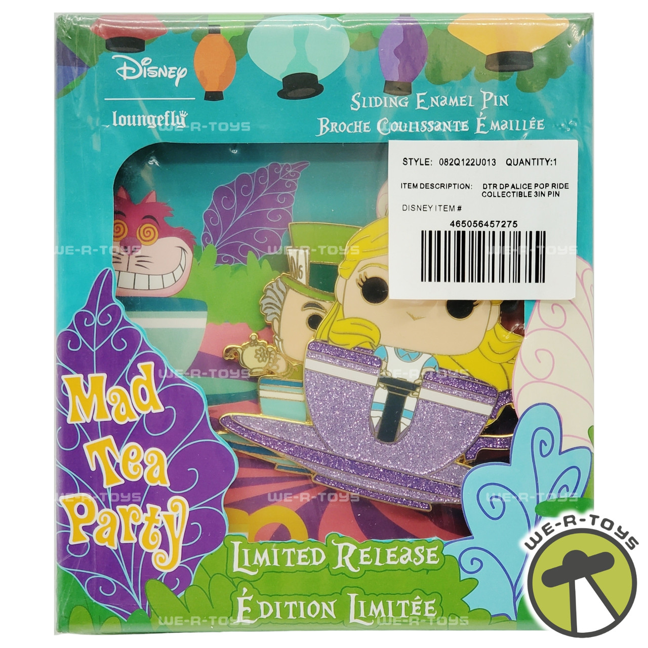 Loungefly Funko Disney's Alice in Wonderland Mad Tea Party Sliding ...