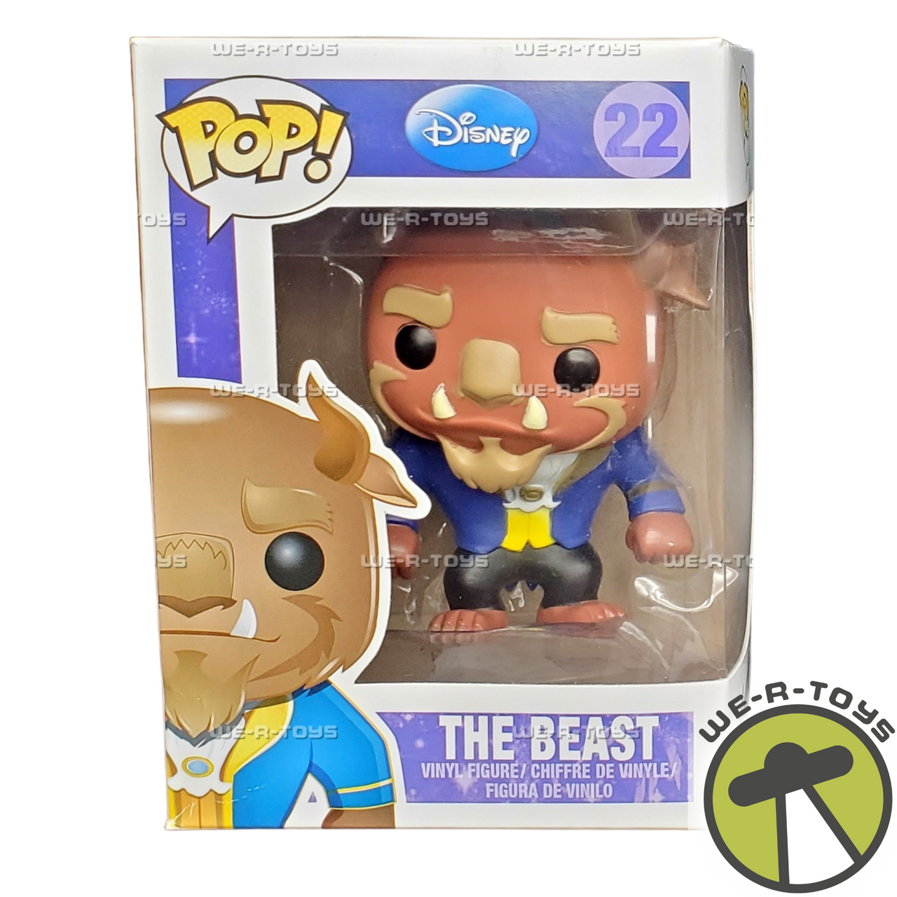 Disney Beauty and the Beast Funko Pop 22 The Beast Vinyl Figure NEW ...