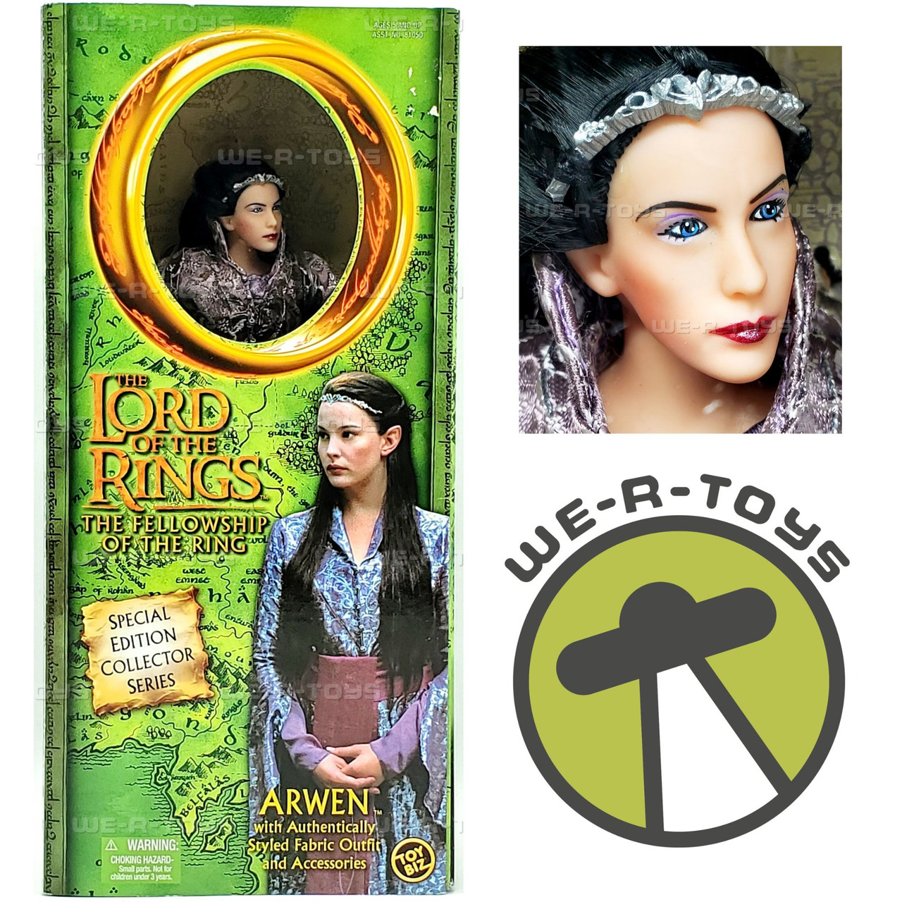 The Lord of the Rings The Fellowship of the Ring Arwen Figure 2001 Toy ...