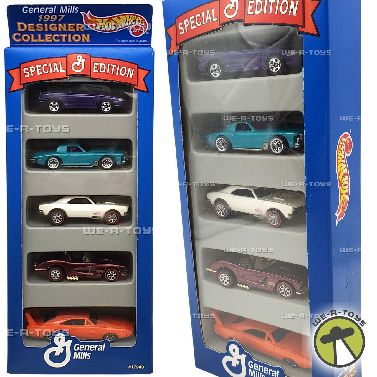 Hot Wheels General Mills 1997 Designer Collection Vehicle Set of 5 ...