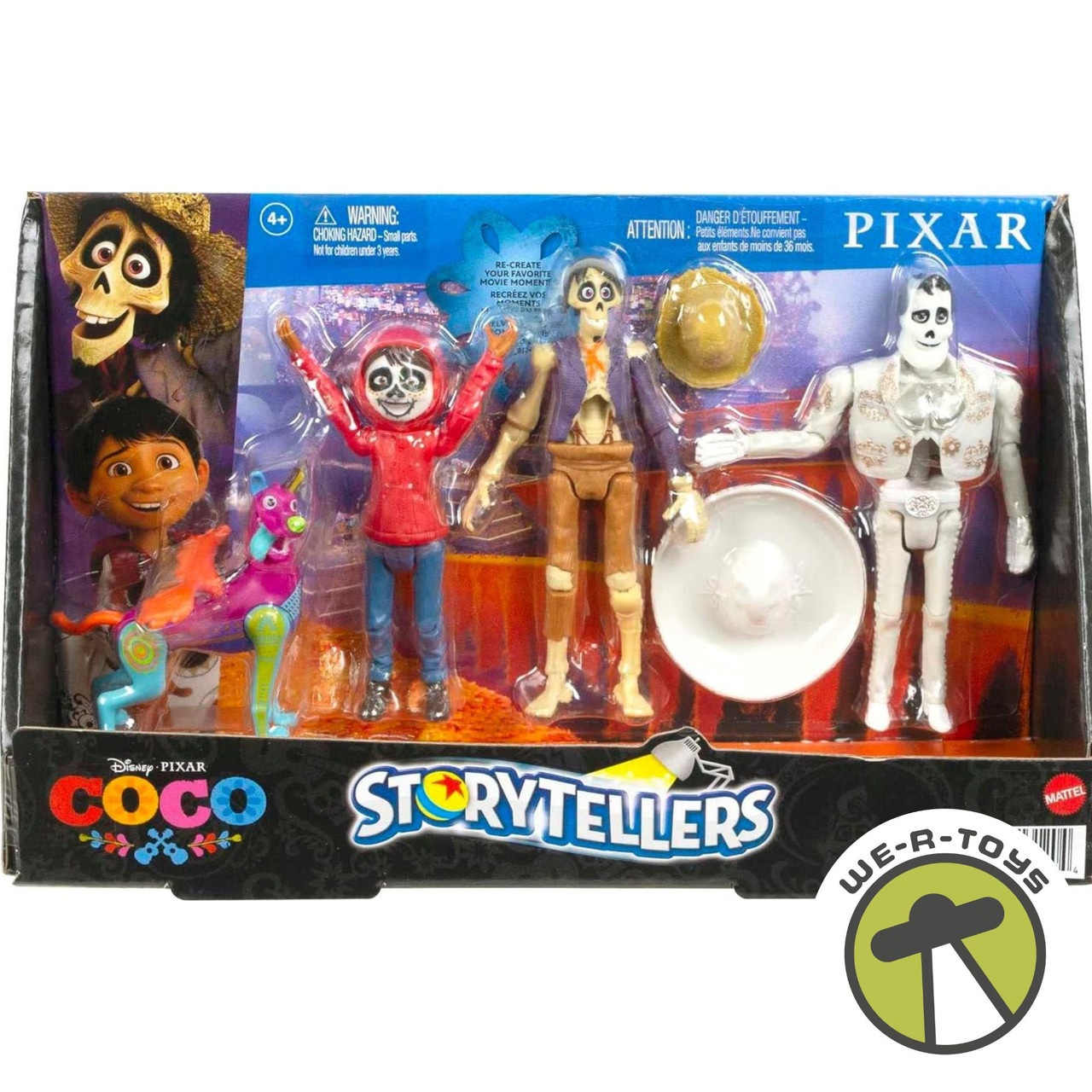 Disney Pixar Coco Storyteller Figure Multi-Pack Miguel, Hector, Ernesto ...