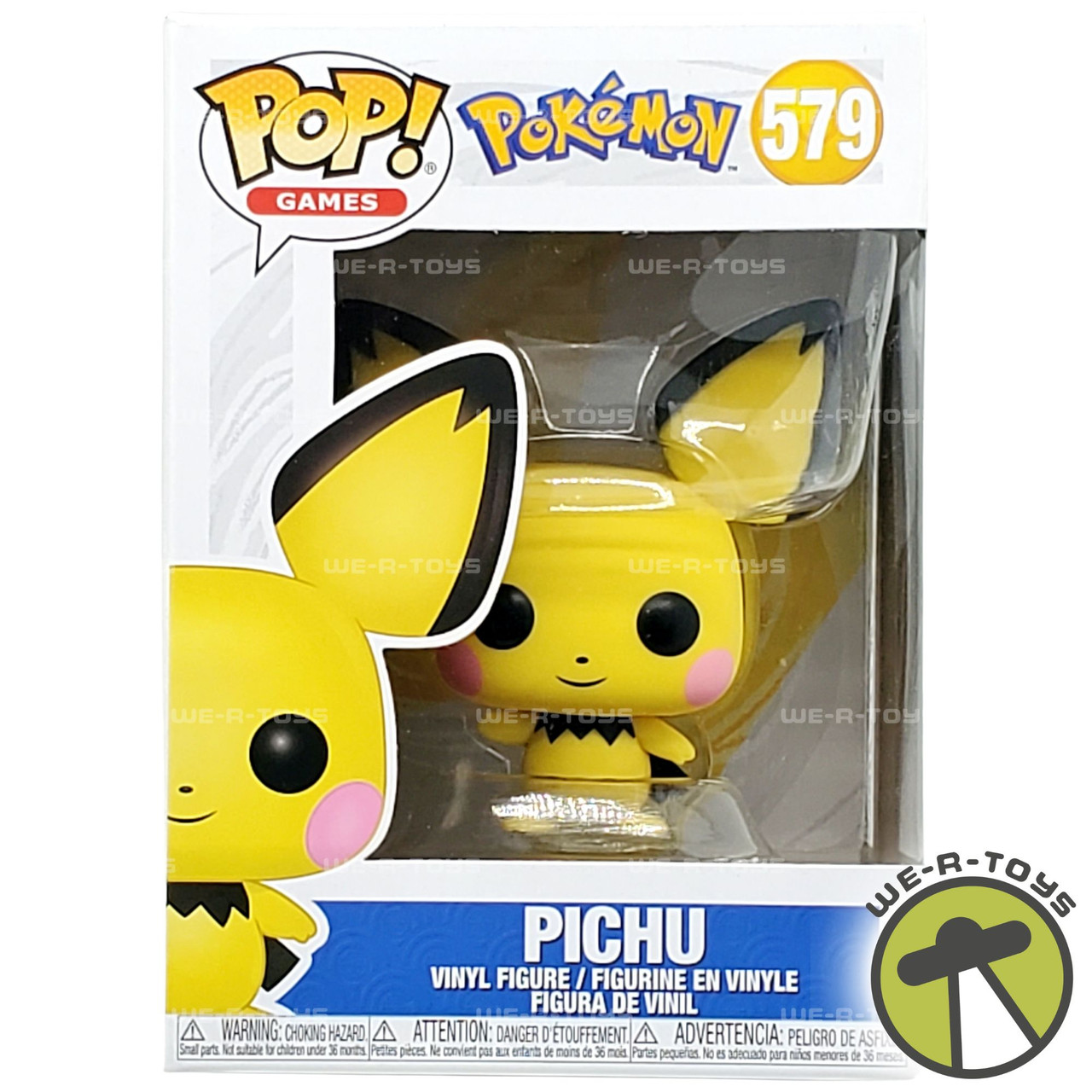 Funko POP Games Pokemon Pichu 579 Vinyl Figure - We-R-Toys