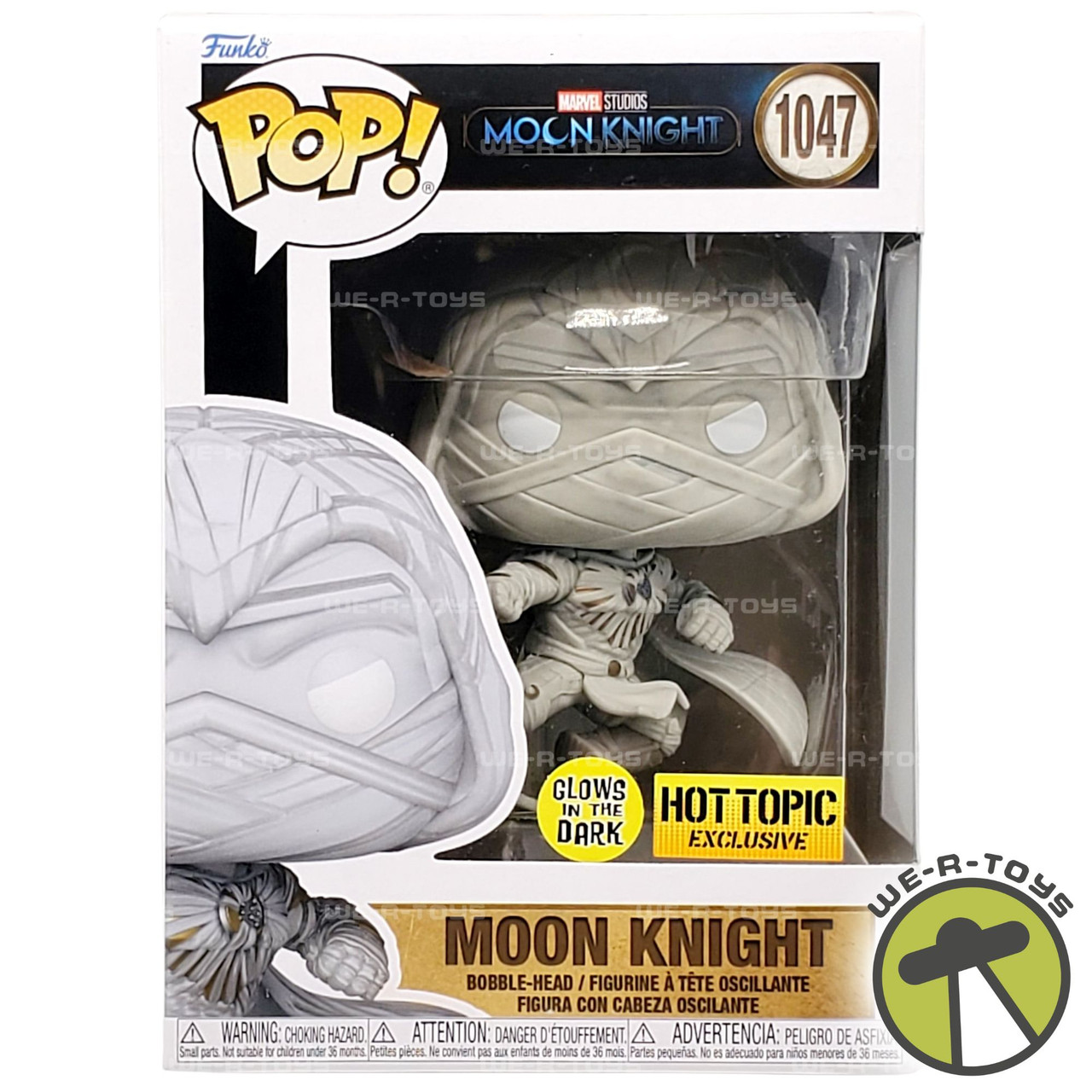 Funko POP Moon Knight with Weapon Exclusive 1074 Vinyl Figure - We-R-Toys