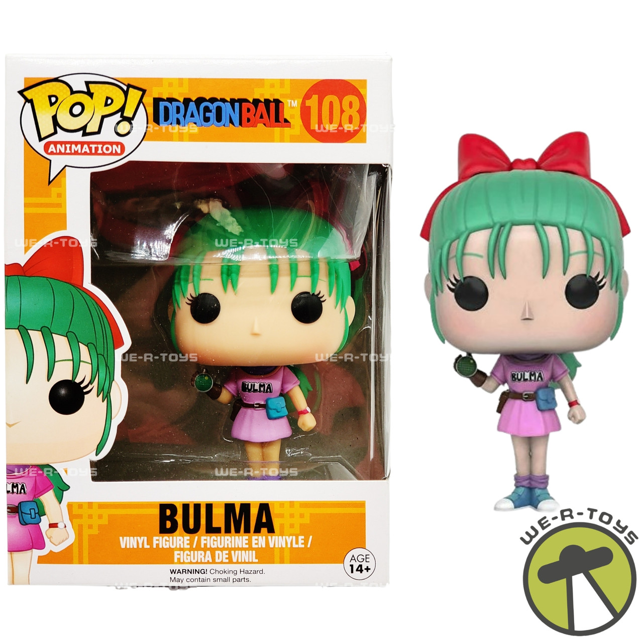 Funko POP Anime Dragon Ball Z Bulma 108 Vinyl Figure - We-R-Toys