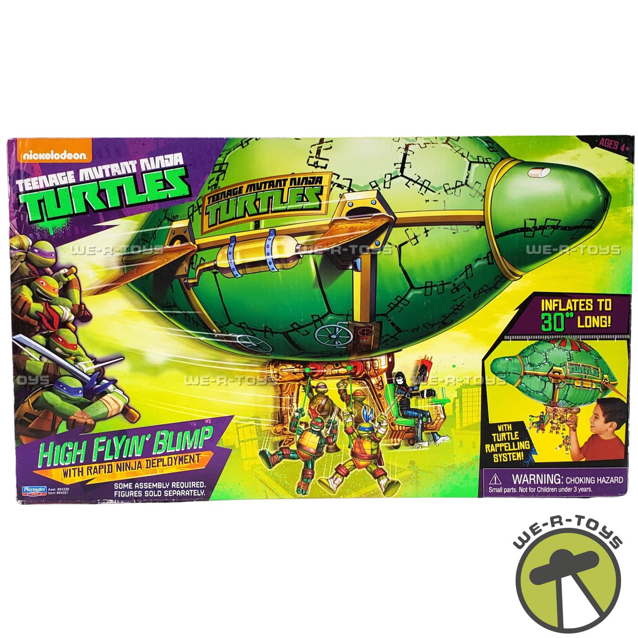 TMNT High Flyin' Blimp With Rapid Ninja Deployment 2014 Playmates Toys ...