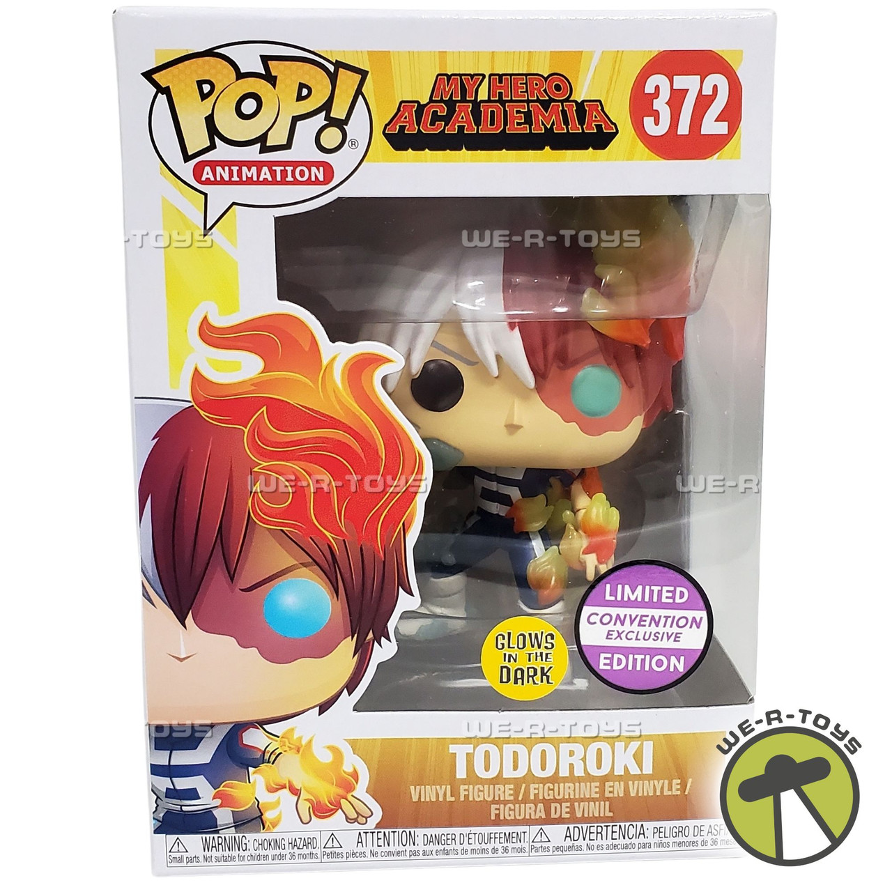 Funko Pop My Hero Academia Todoroki Figure 372 Limited Edition Glows in ...