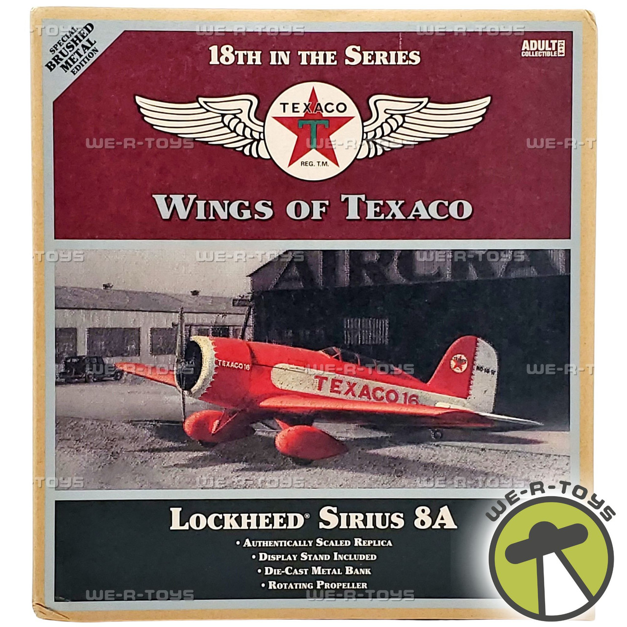 Wings of Texaco Lockheed Sirius 8A Special Brushed Metal Edition Die ...