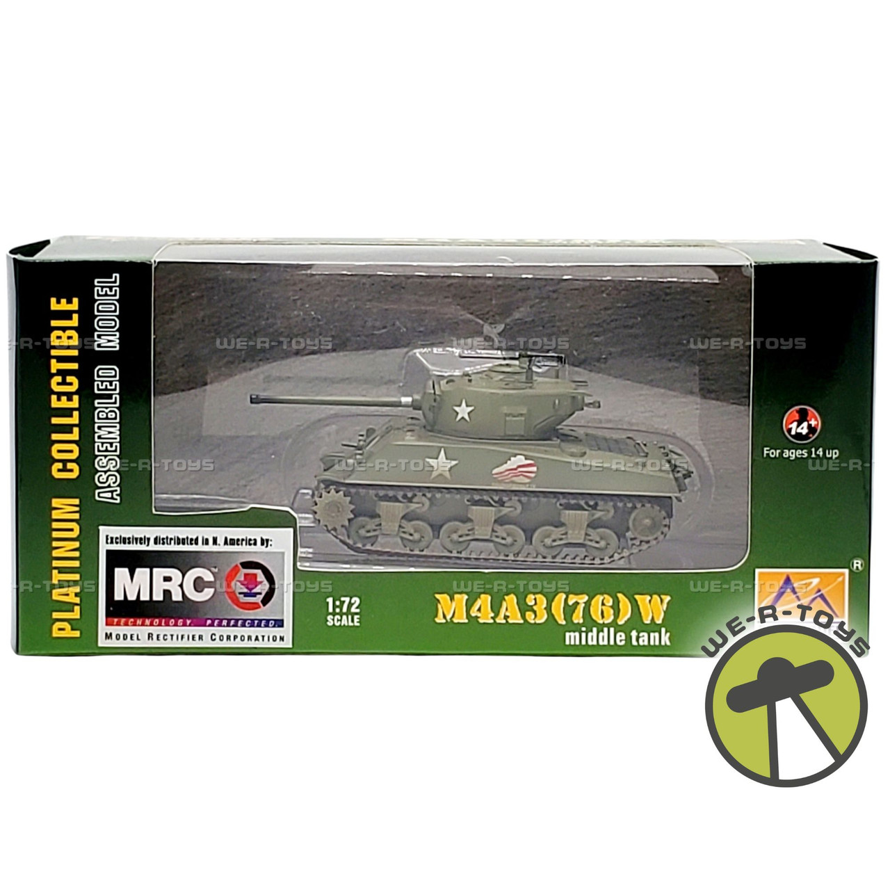 Easy Model M4A3 76 W 37th Battalion 4th Armored Division Middle Tank ...