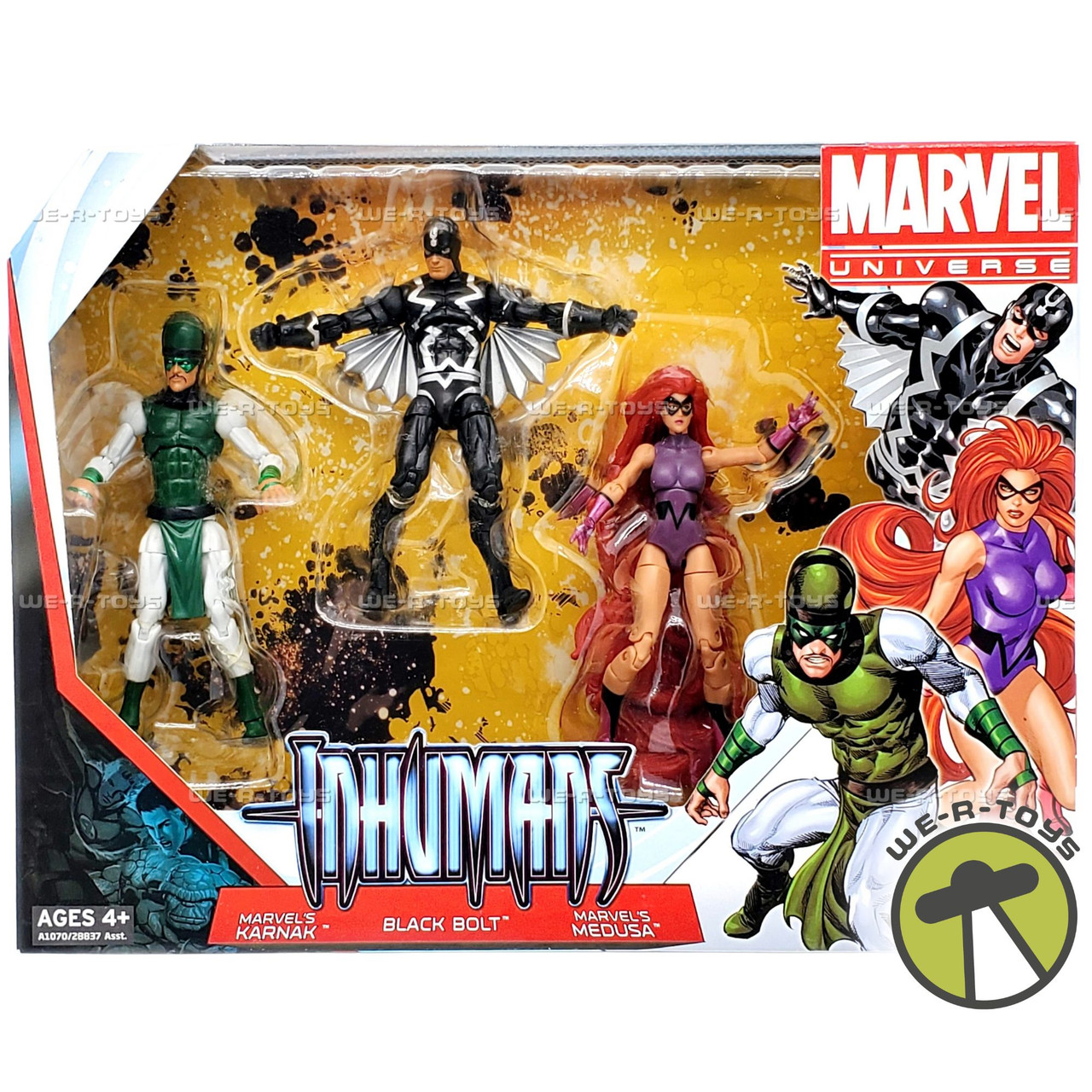 Marvel Universe The Inhumans Action Figure Set 2012 Hasbro A1070 - We-R ...