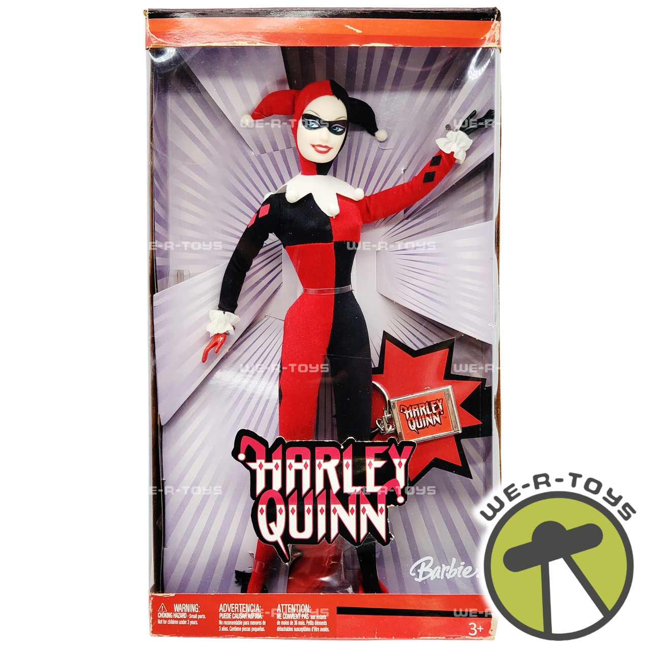 DC Comics Barbie as Harley Quinn Doll 2005 Mattel H7616 NRFB - We-R-Toys