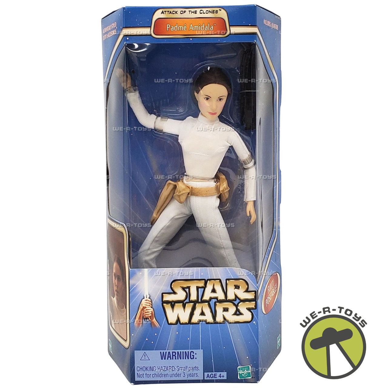 Star Wars Attack of the Clones Padme Action Figure 2002 Hasbro #84937 ...