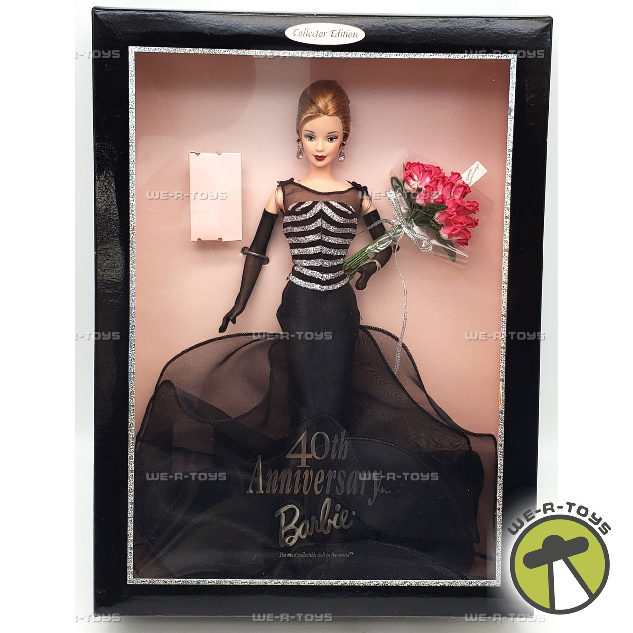 Barbie 40th Anniversary Collector Edition Doll 1999 Mattel 21384 Used ...