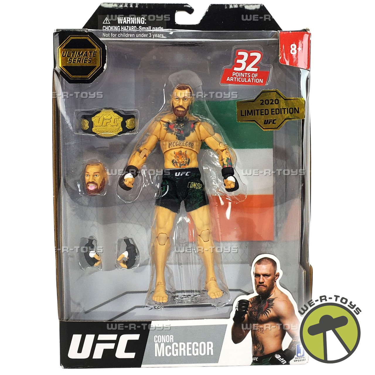UFC Ultimate Series Conor McGregor Action Figure LE 2020 Jazwares NRFB ...