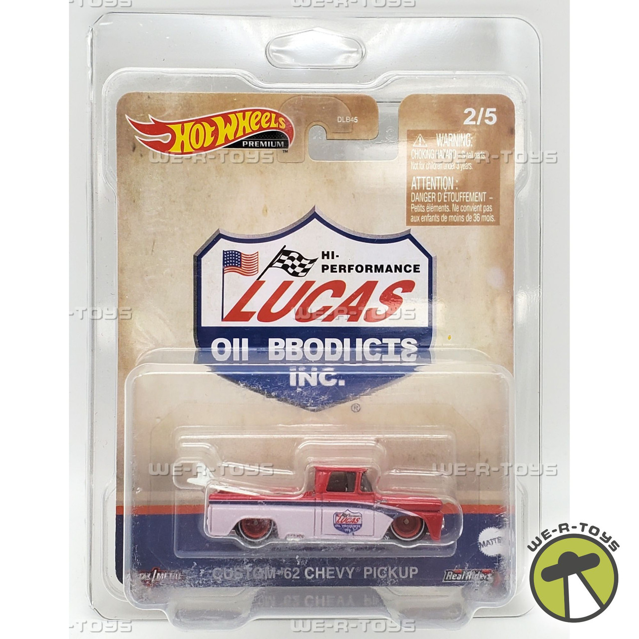 Hot Wheels Premium Lucas Oil Custom '62 Chevy Pickup Vehicle 2023 ...