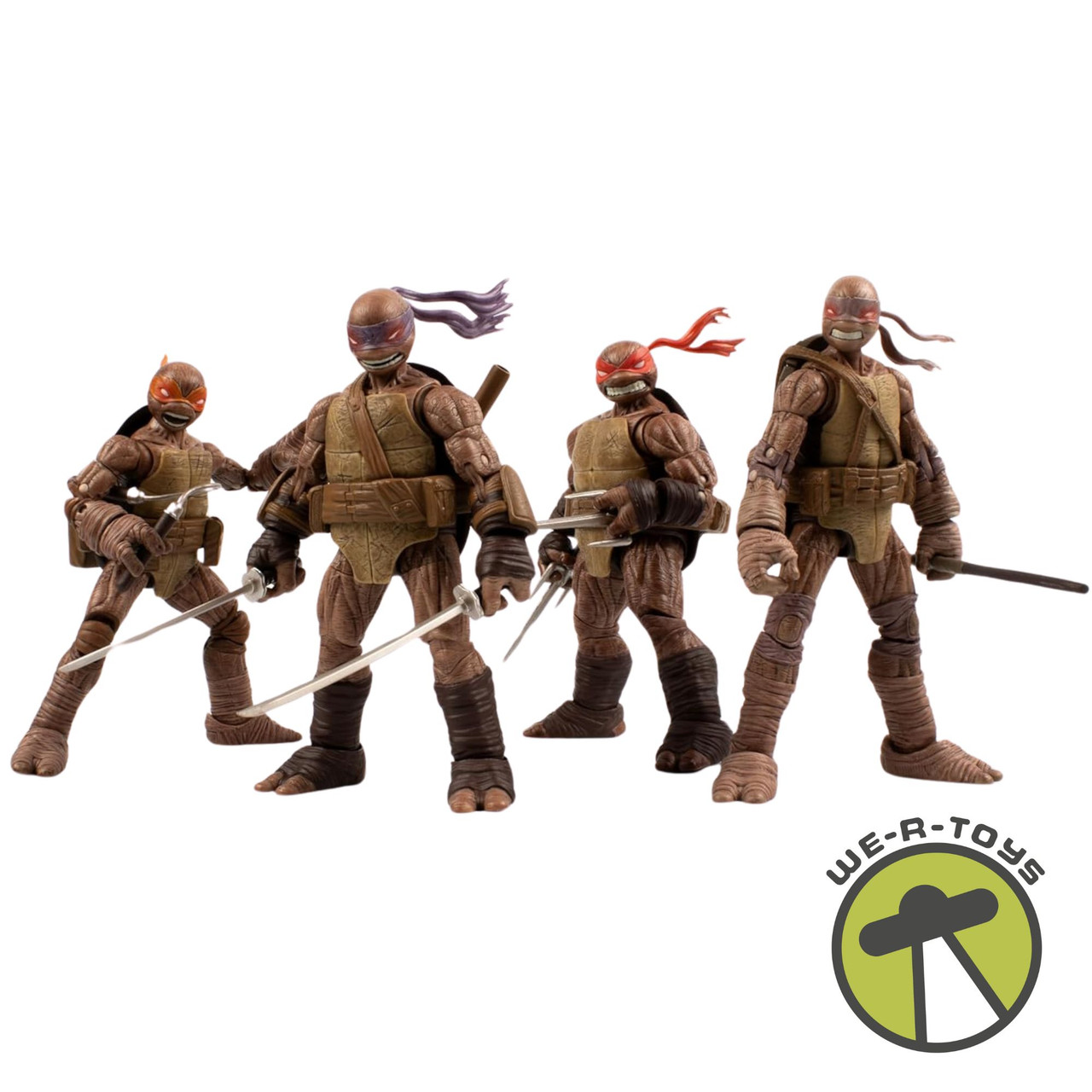 TMNT BST AXN IDW Inspired Zombie Turtle 5IN 4 Pack 2024 The Loyal ...