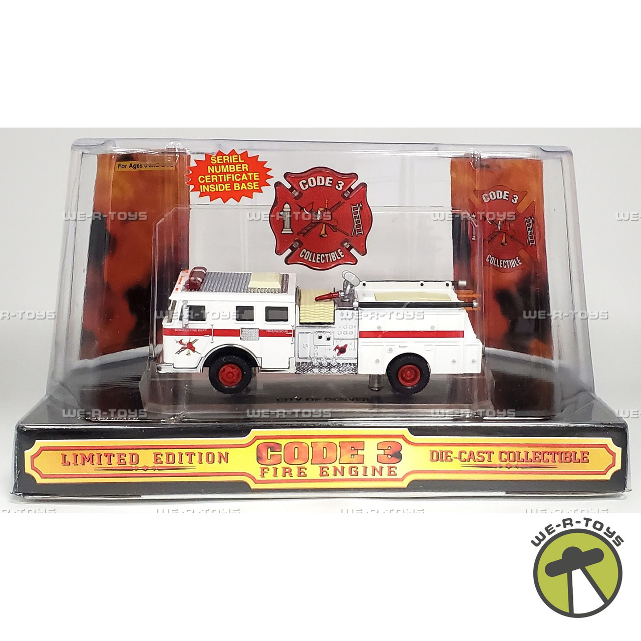 Code 3 Seagrave 1998 Denver Fire Dept. Fire Engine Vehicle Limited ...