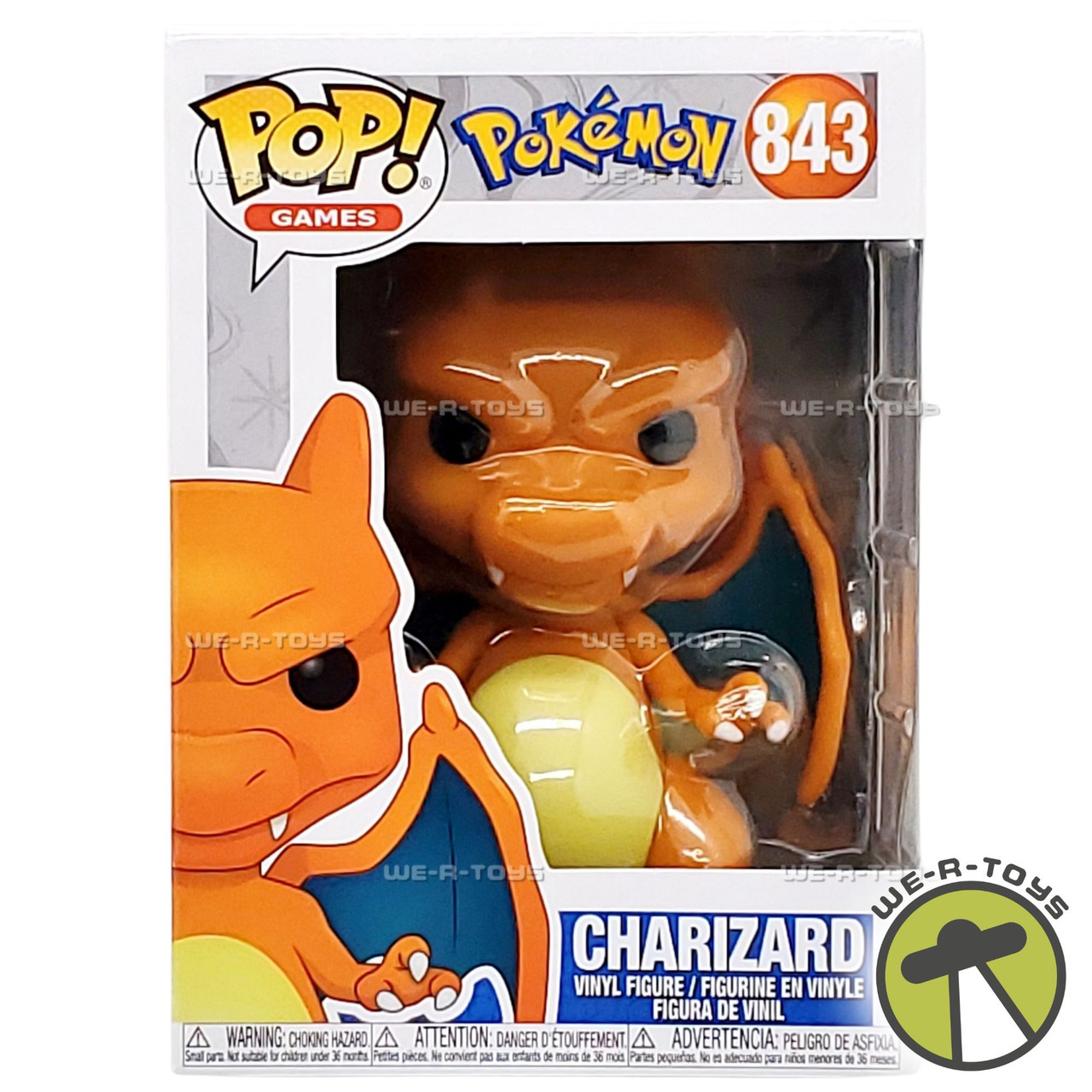 Funko POP Games Pokemon Charizard 843 Vinyl Figure - We-R-Toys