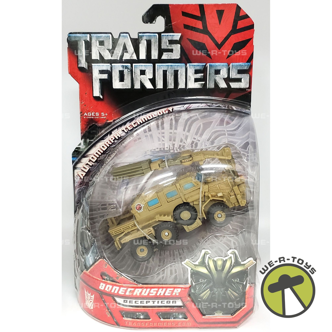 Transformers Automorph Technology Bonecrusher Action Figure 2006 Hasbro ...