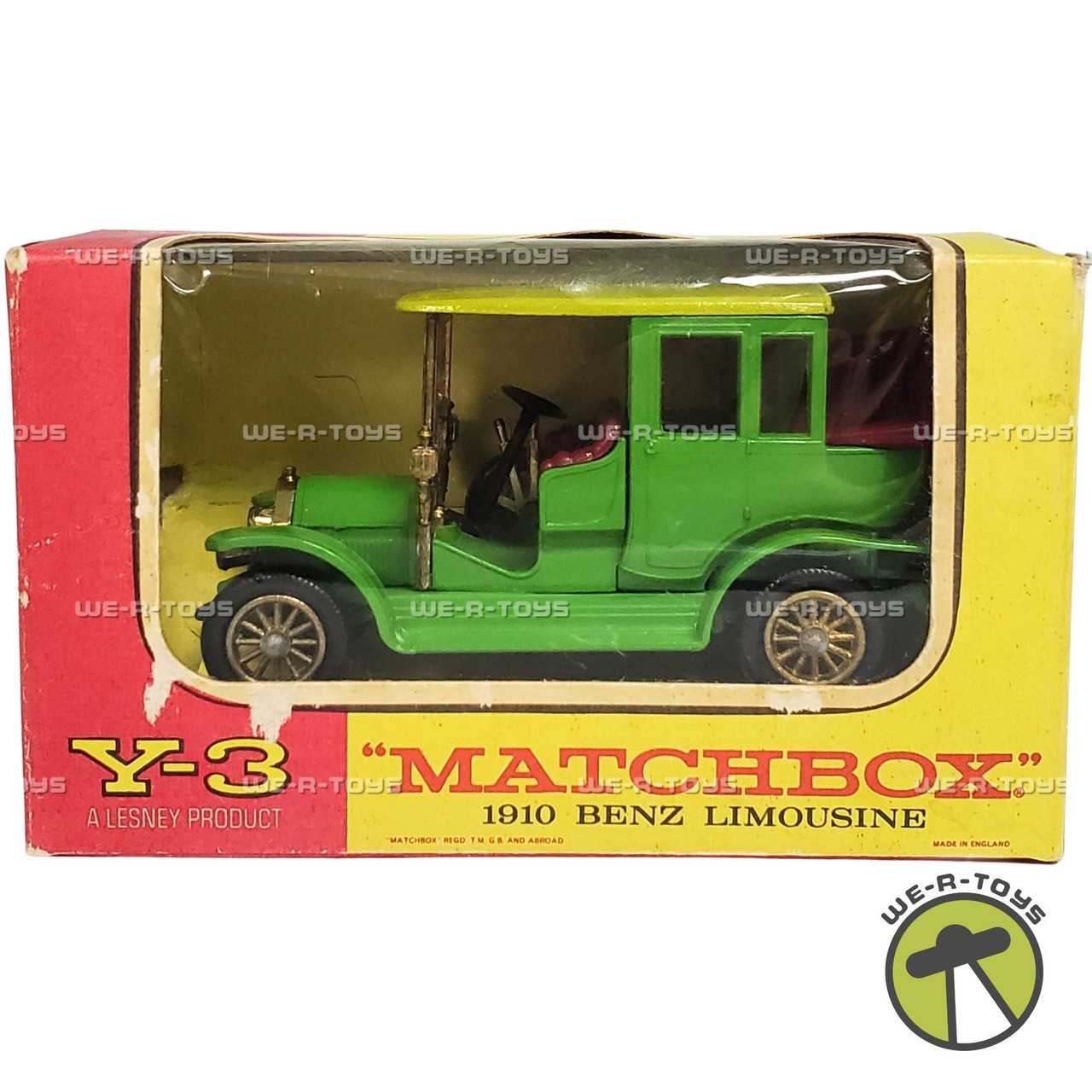 Matchbox Models of Yesteryear Y-3 1910 Benz Limousine Lesney Original ...