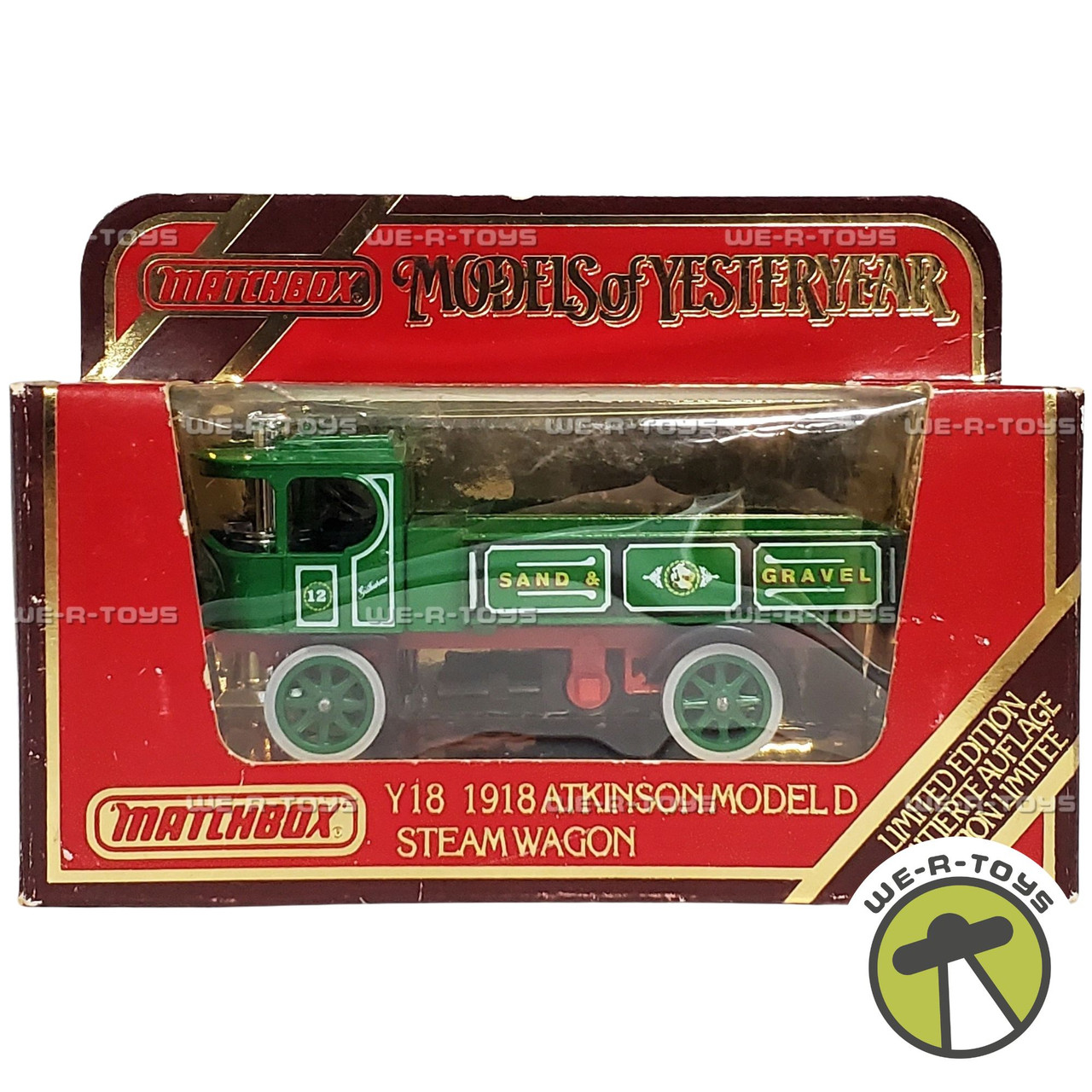 Matchbox Models of Yesteryear Y18 1918 Atkinson Model D Steam Wagon LE ...