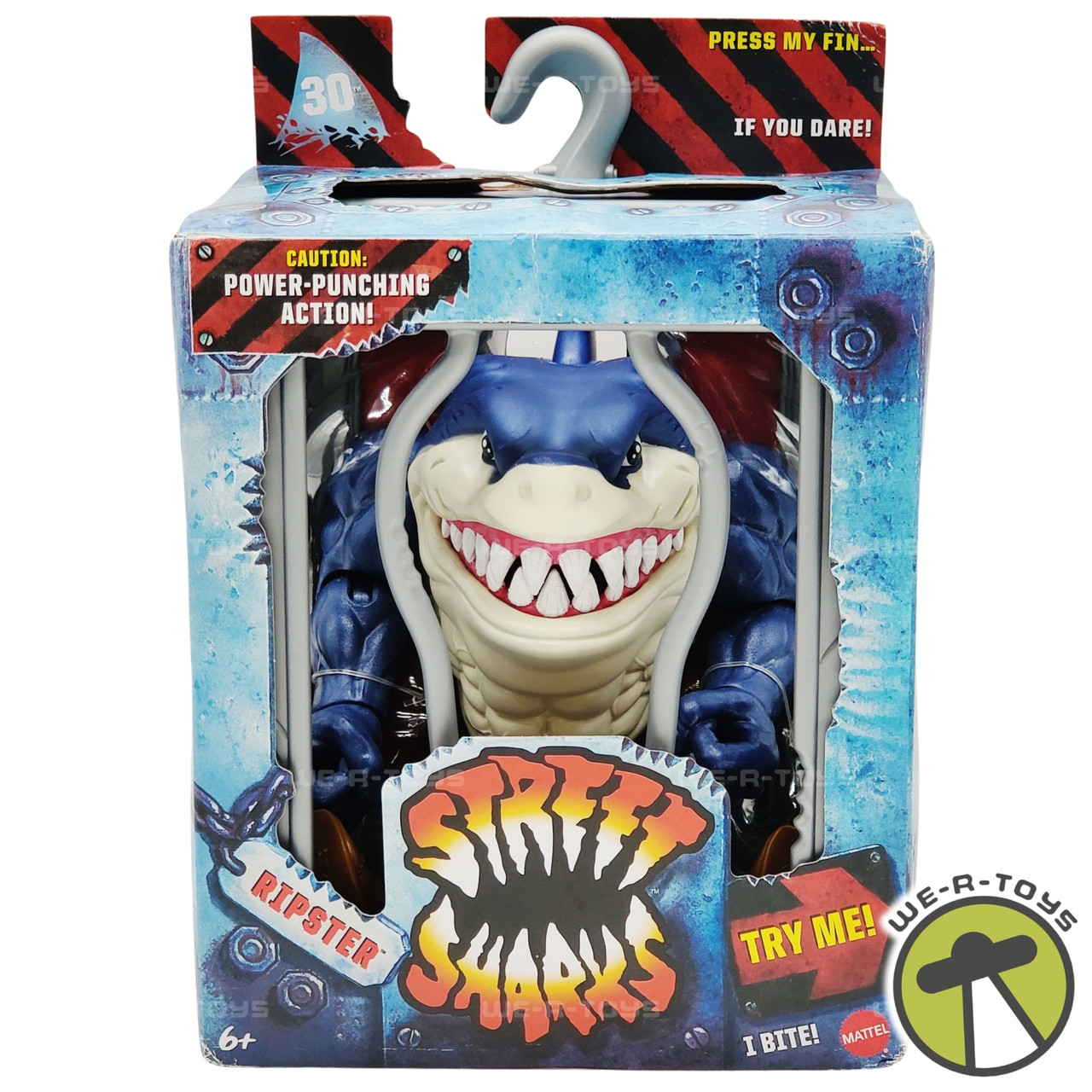 Street Sharks 30th Anniversary Ripster Action Figure 2024 Mattel HYD57 ...