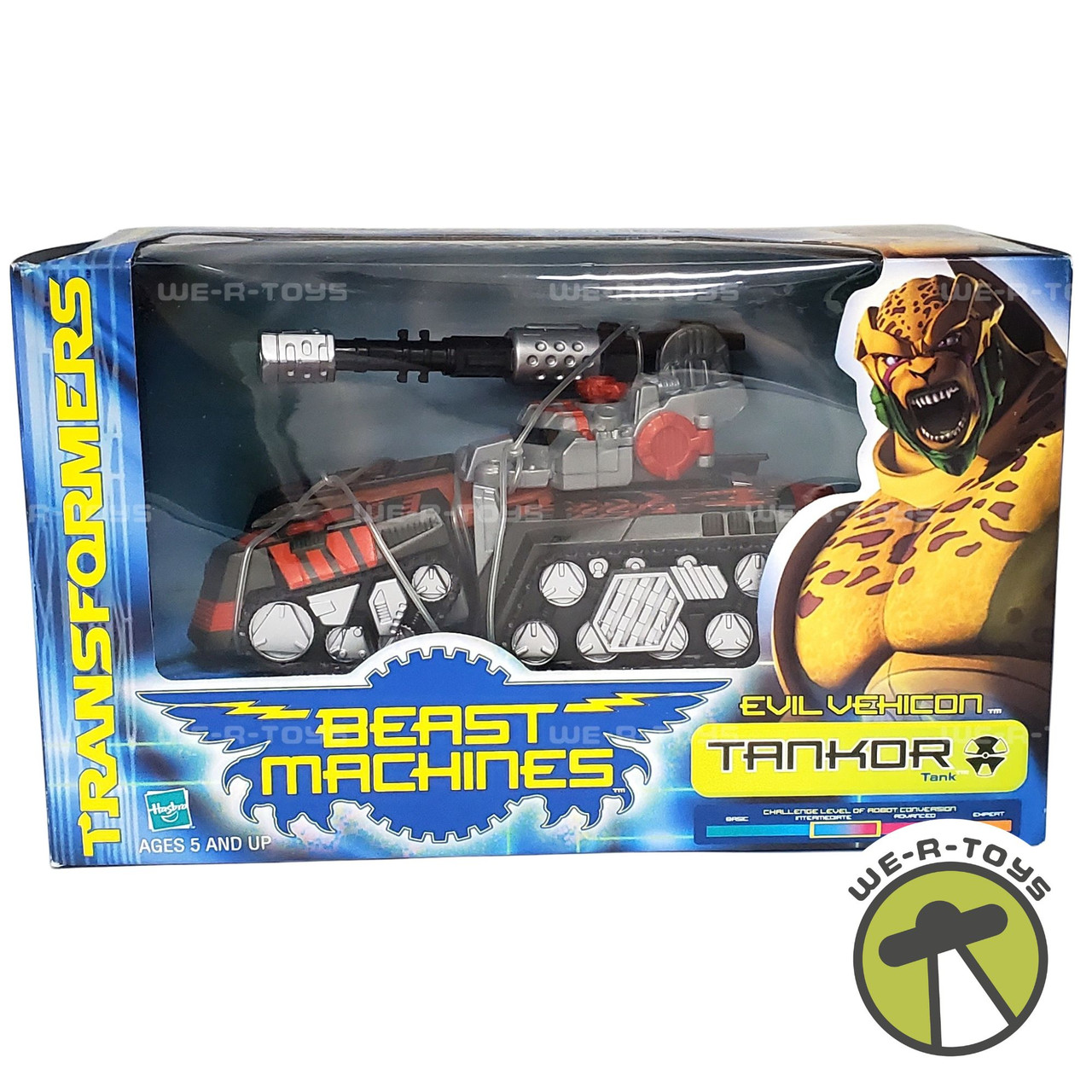 Transformers Beast Machines Evil Vehicon Tankor Tank Figure 1999 Hasbro ...