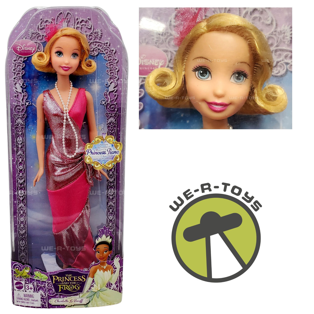Disney Princess And The Frog Charlotte La Bouff Doll 2009 Mattel R4875 ...