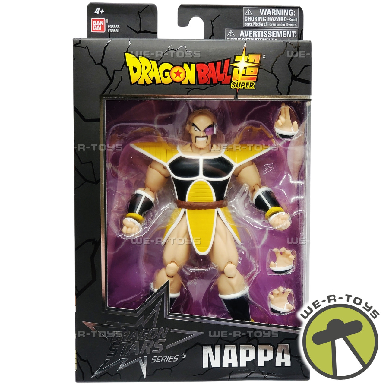 Dragon Ball Super Nappa 6.5" Action Figure Dragon Stars Series Bandai ...