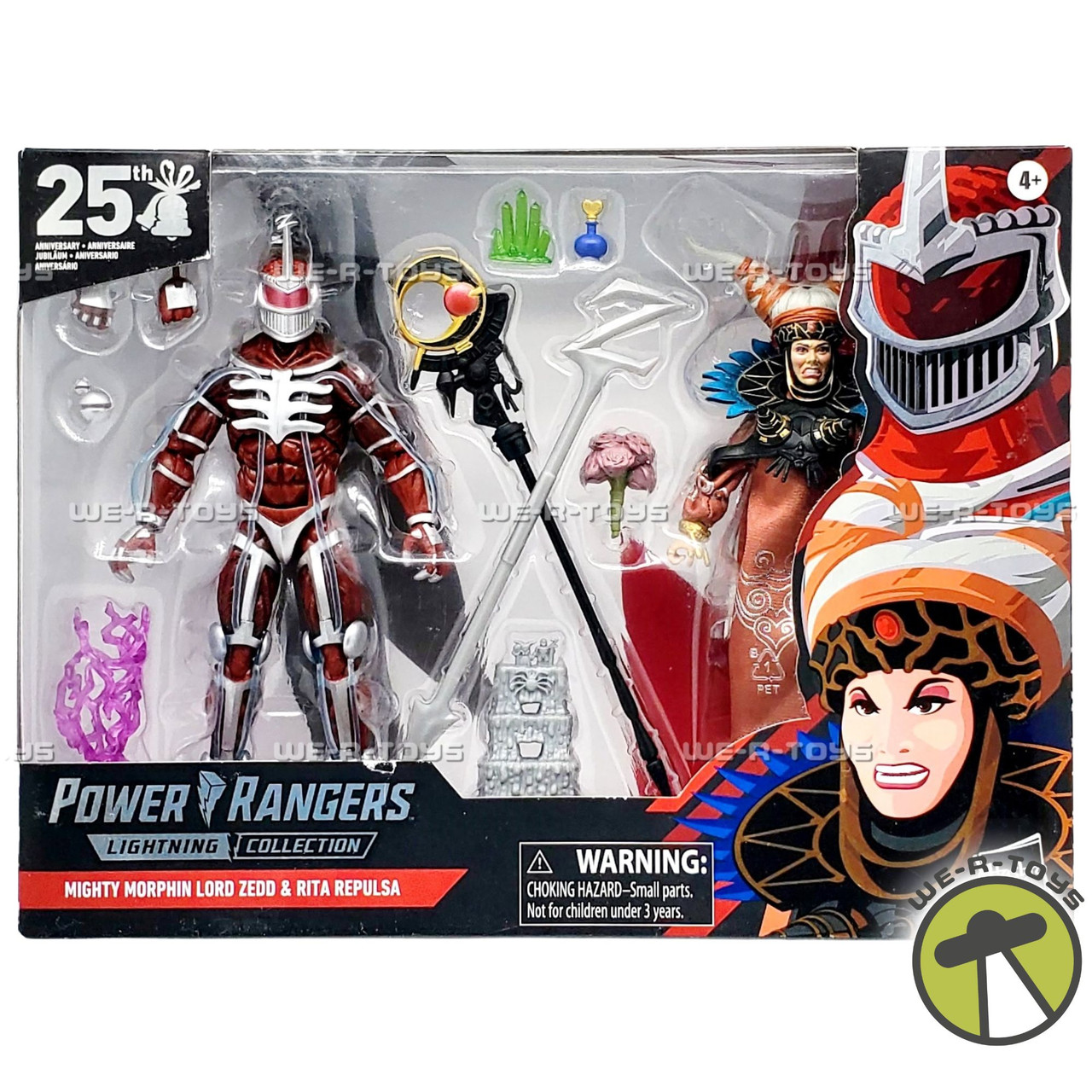 Power Rangers Lord Zedd and Rita Repulsa Lightning Collection Figures ...