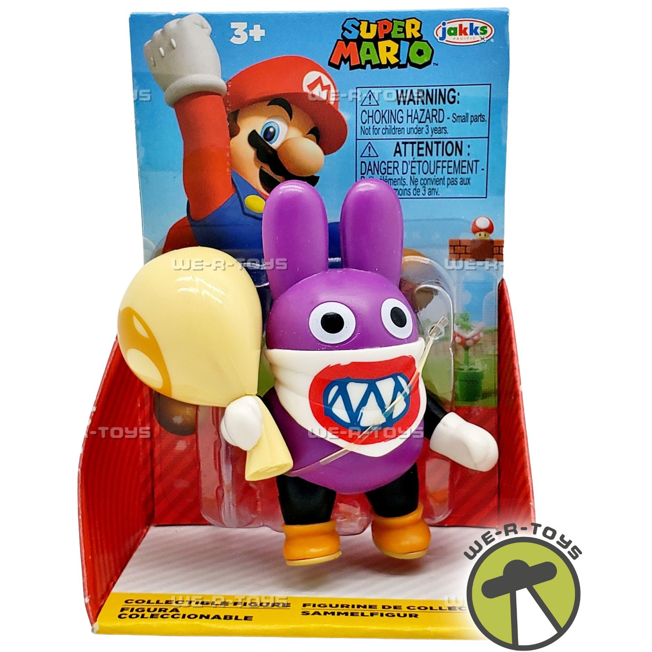 Super Mario The Rabbit Nabbit Action Figure 2021 Jakks Pacific - We-R-Toys