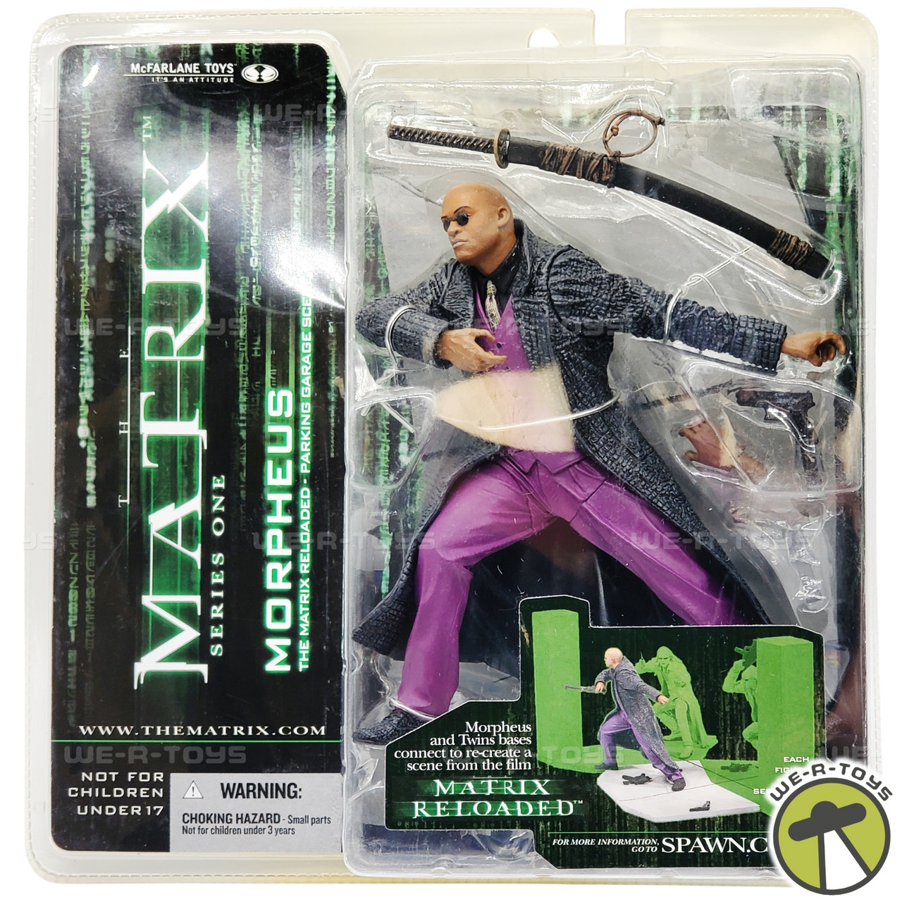 The Matrix Reloaded Parking Garage Scene Morpheus Action Figure ...