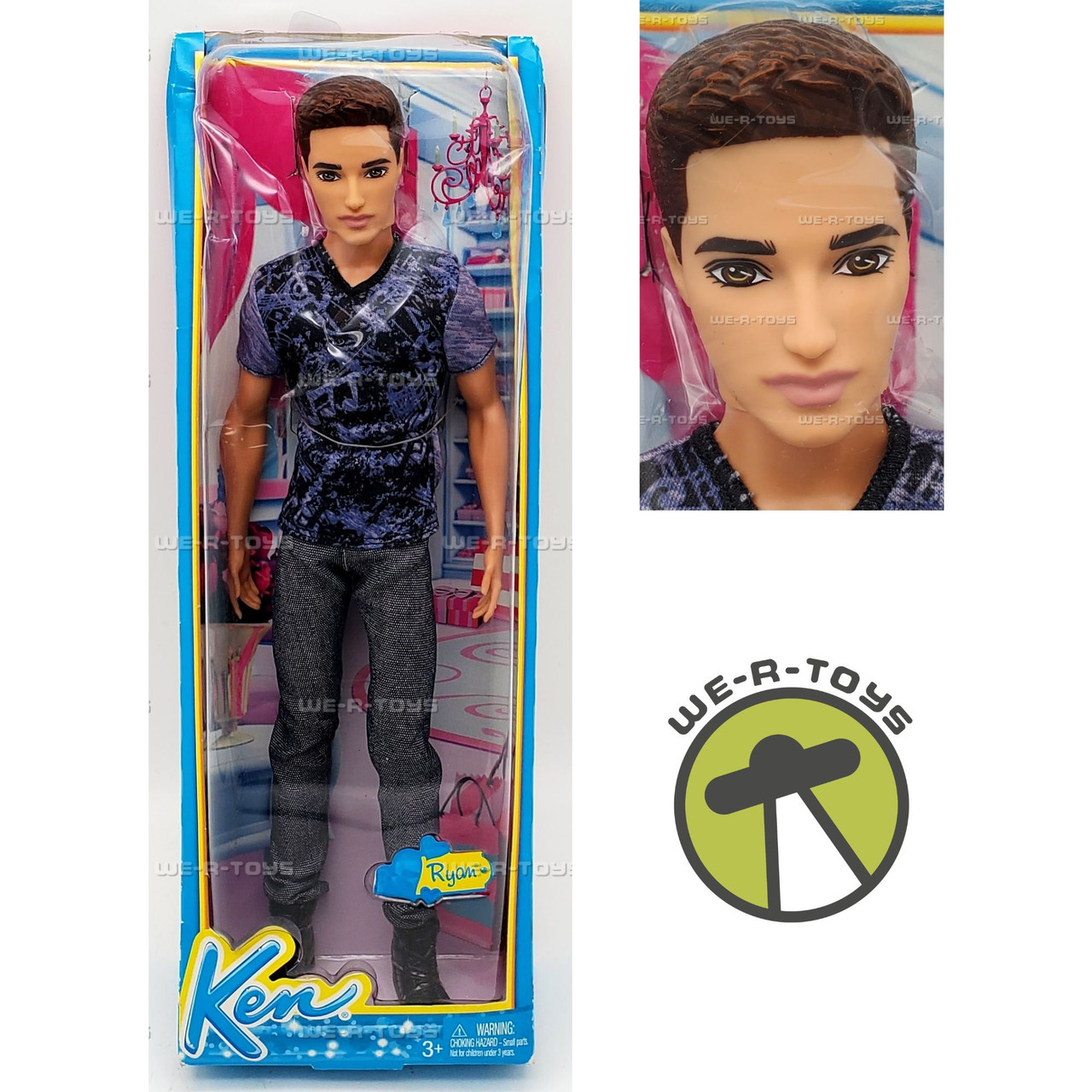 Barbie Fashionistas Ryan Ken Doll 2013 Mattel #BFW11 NRFP - We-R-Toys