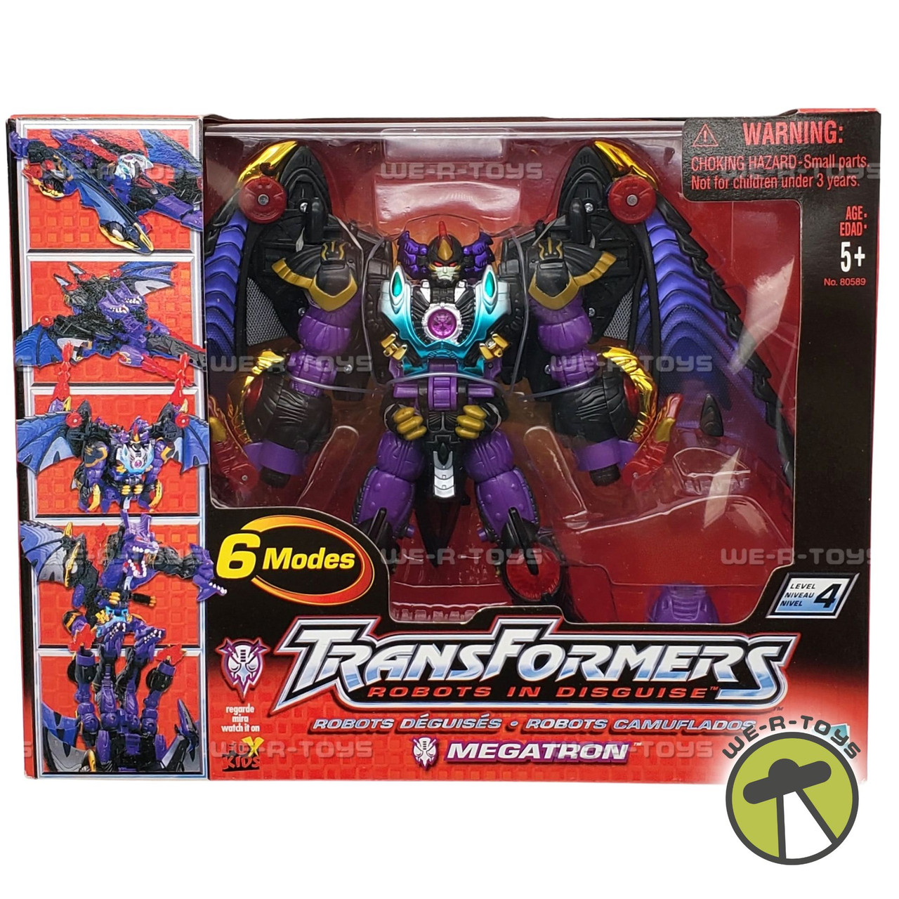Transformers Robots in Disguise Megatron Action Figure 2001 Hasbro ...
