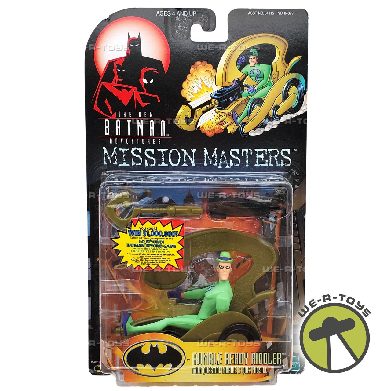 DC The New Batman Adventures Rumble Ready Riddler Figure 1999 Kenner ...